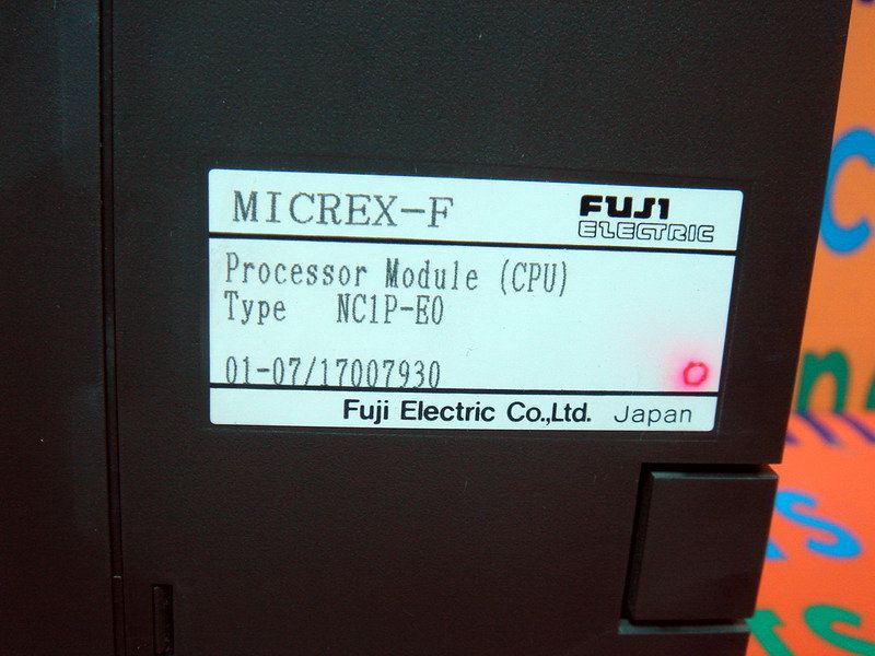 FUJI NC1P-E0 - PLC DCS SERVO Control MOTOR POWER SUPPLY IPC ROBOT
